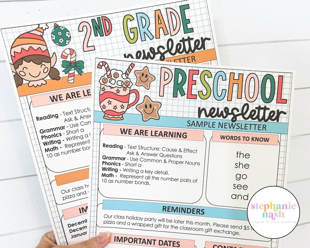 Christmas Newsletters | December Newsletter | Christmas Newsletter ...