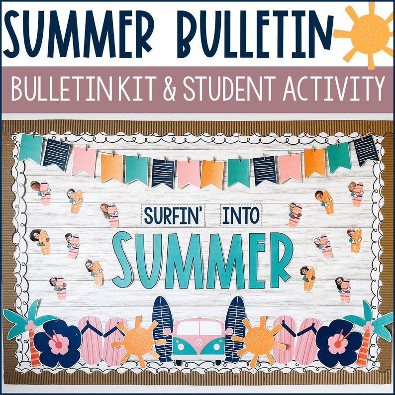 Summer | End of the Year Bulletin Board Kit - Etsy