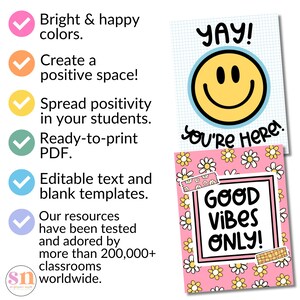 Back to School Growth Mindset Posters | Positive Bulletin Board Ideas ...