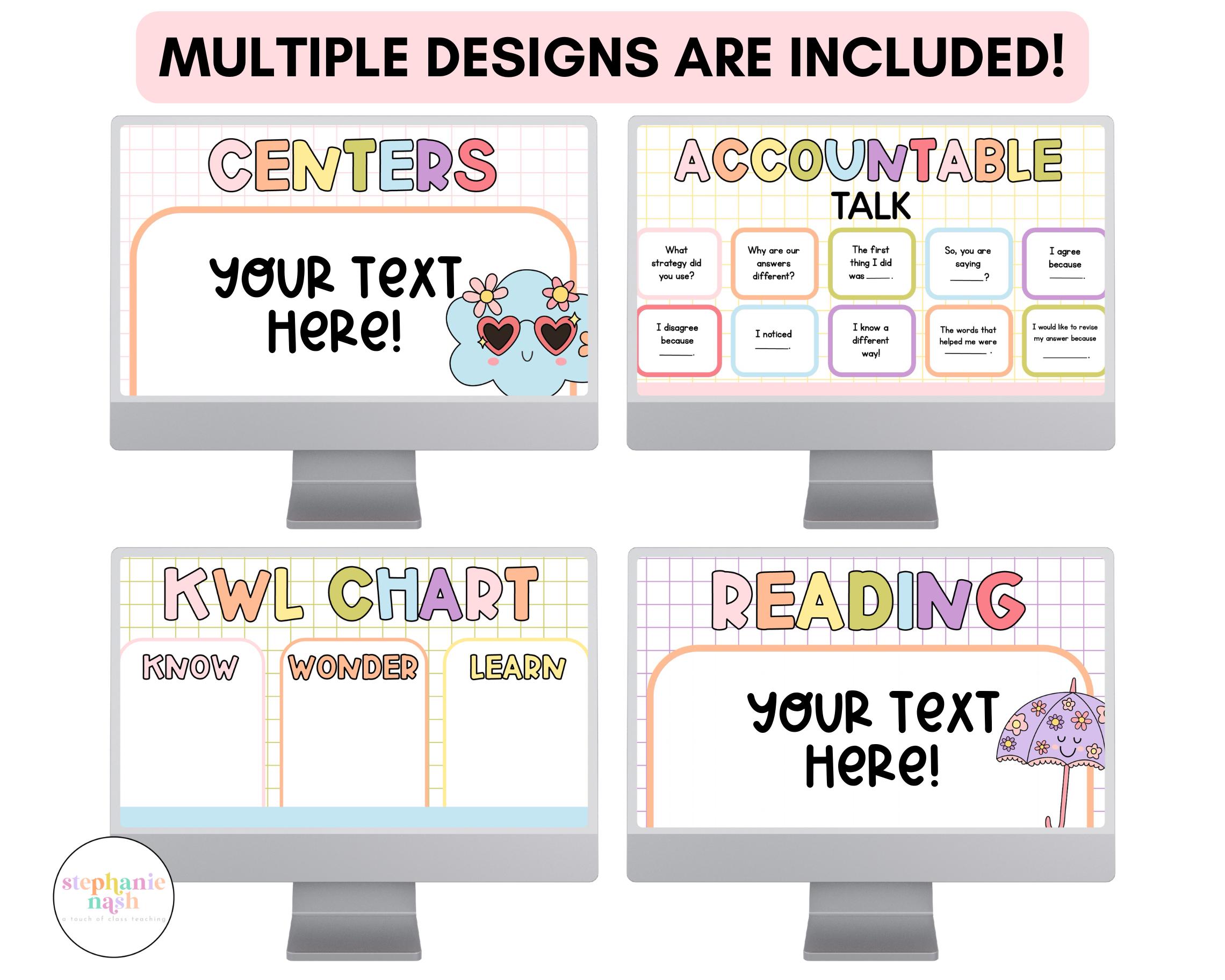 April Morning Slides | Daily Classroom Slides for Spring - Etsy
