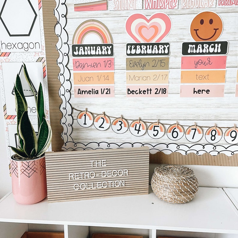 Retro Classroom Decor Bundle - Etsy