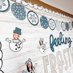 Winter Bulletin Board | Snowmen Bulletin Board | Snowman Bulletin Board ...