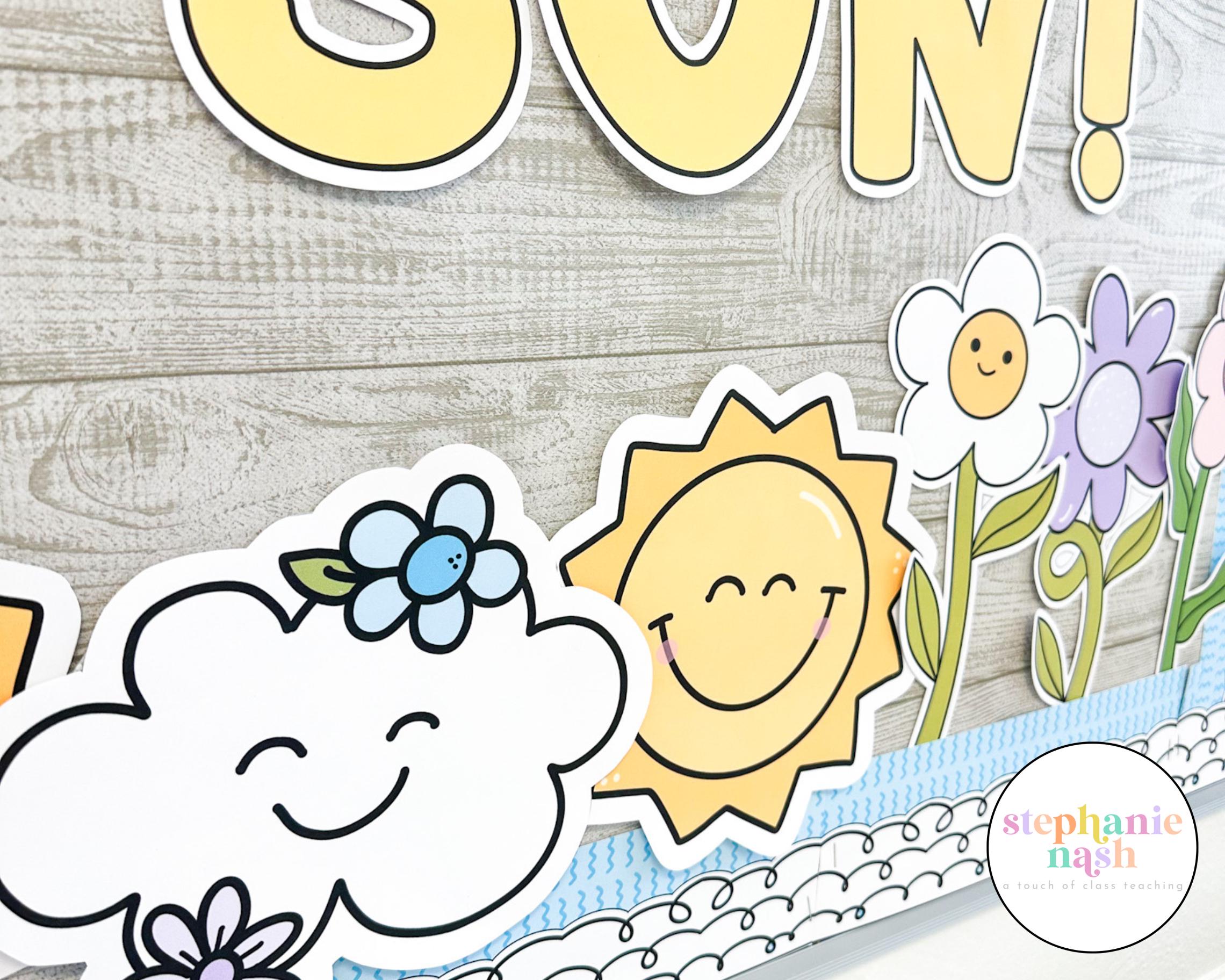 Spring Bulletin Boards, April Bulletin Display for the Classroom, Here ...