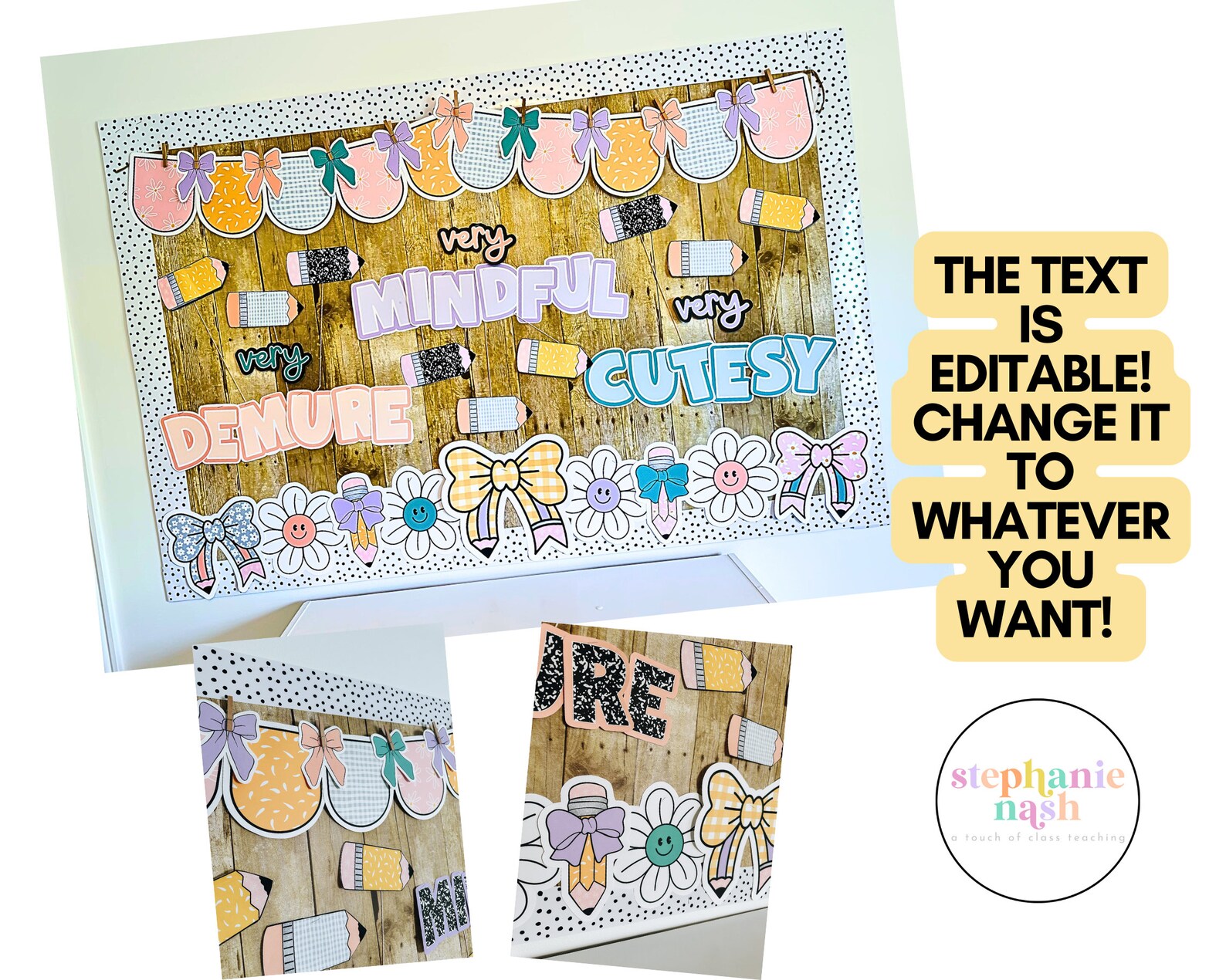 Demure Bulletin Board Kit | Composition Book | Vocabulary Activity ...
