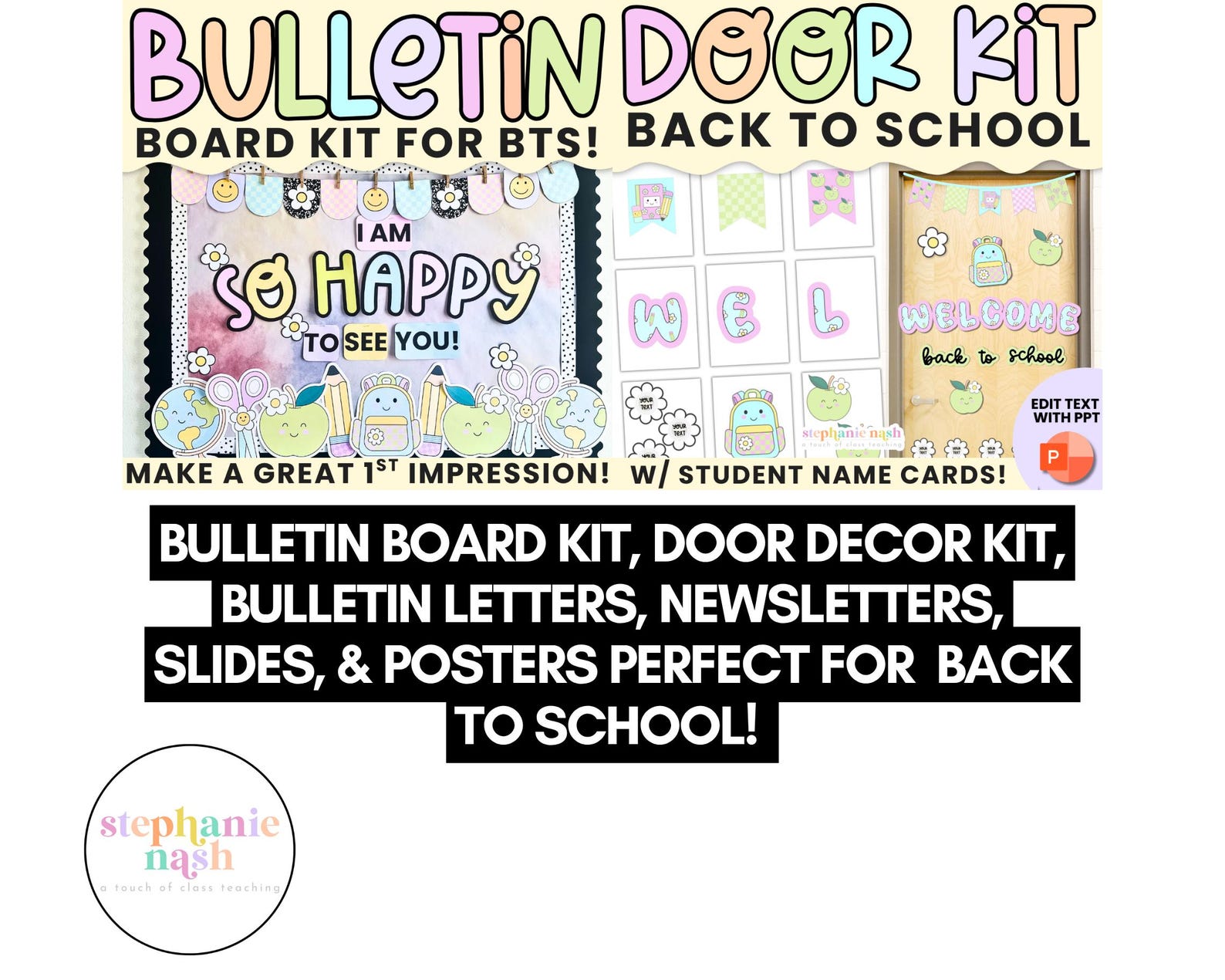 Back to School Classroom Decor | Back to School Bulletin Board | Back ...
