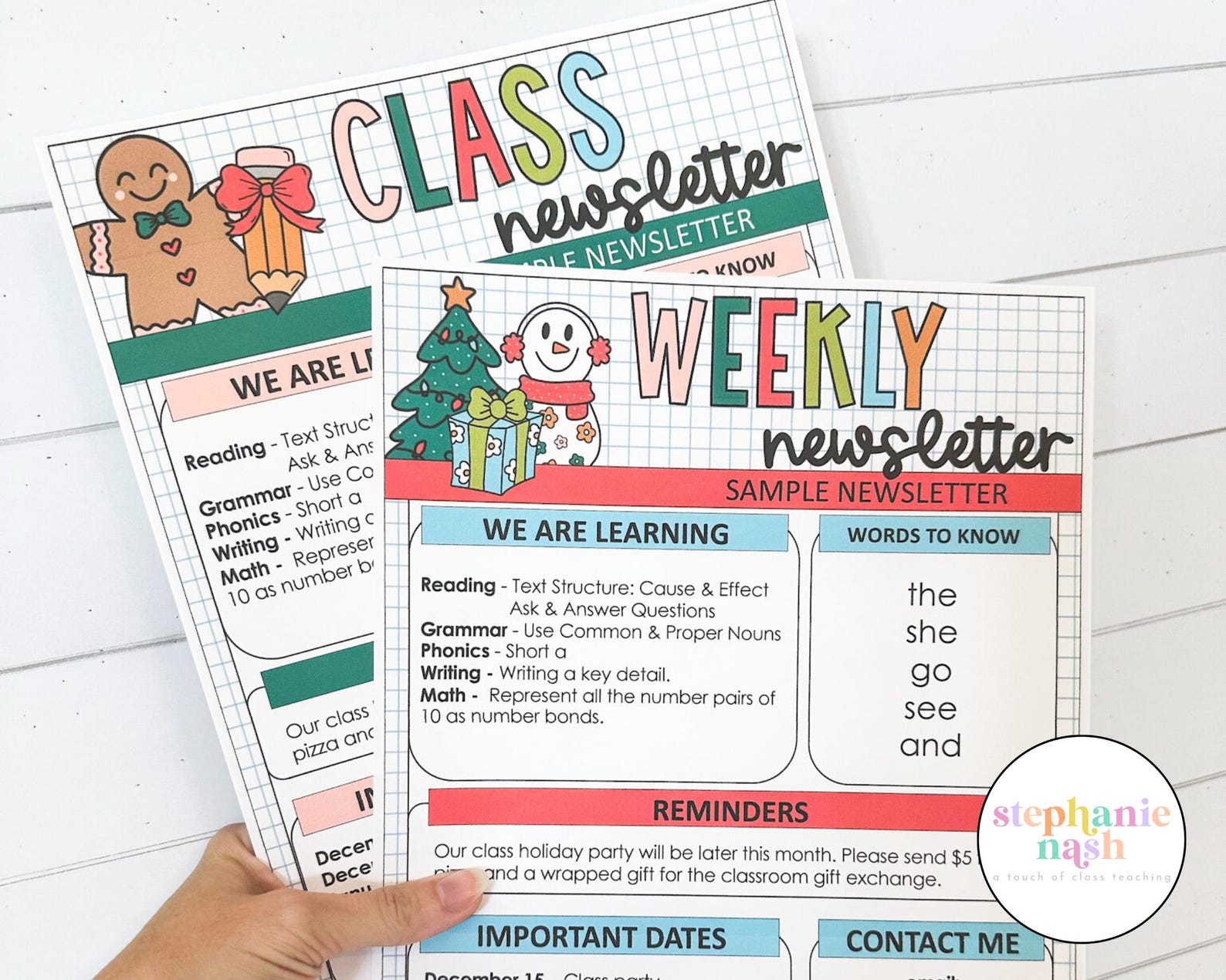 Christmas Newsletters | December Newsletter | Christmas Newsletter ...
