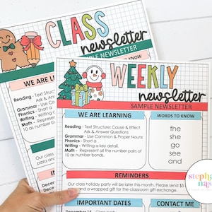 Christmas Newsletters | December Newsletter | Christmas Newsletter ...