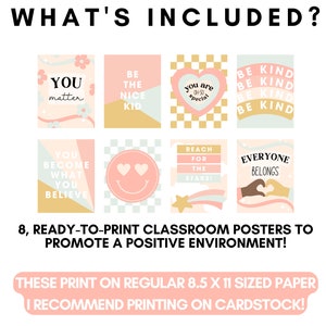 Calm Pastel Classroom Decor | Classroom Posters | Editable | - Etsy