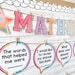 Groovy Classroom Decor Math Talk Bulletin Board Student Cards - Etsy
