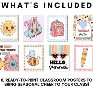End of the Year Bulletin Board | Summer Classroom Posters | Bulletin ...