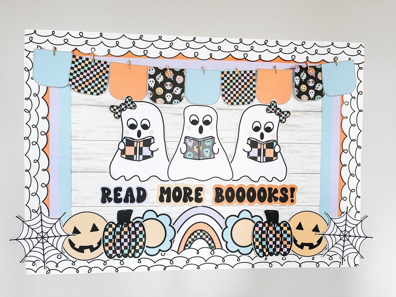 Halloween Bulletin Board Kit | October Bulletin Board Kit - Etsy
