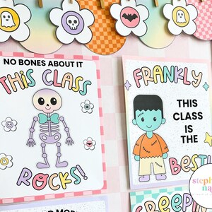 Halloween Bulletin Board Posters | Editable | Halloween Classroom Decor ...