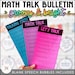 Groovy Classroom Decor Math Talk Bulletin Board Student Cards - Etsy