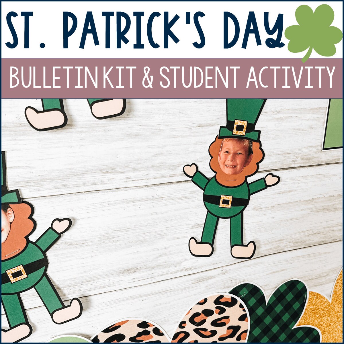 St. Patrick's Day Bulletin Board Kit - Etsy