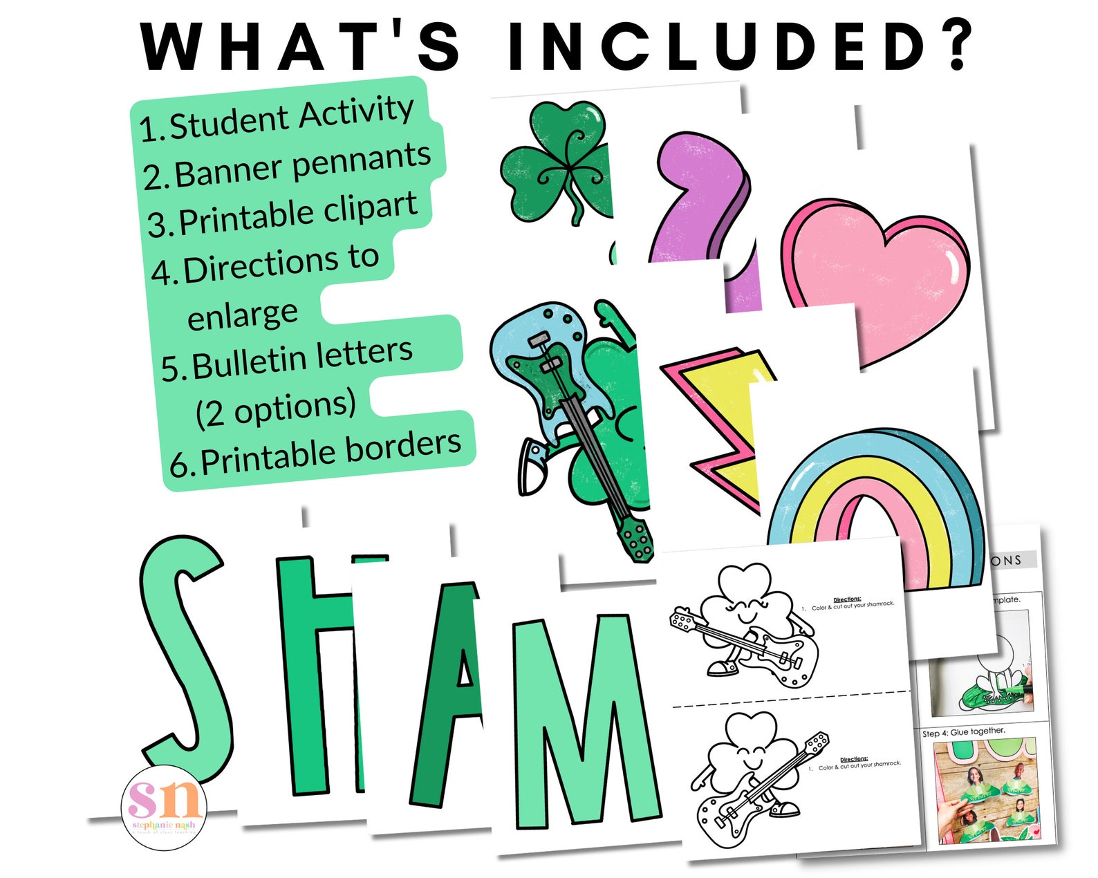 March Bulletin Boards | St. Patrick's Day Bulletin Board | Shamrock ...