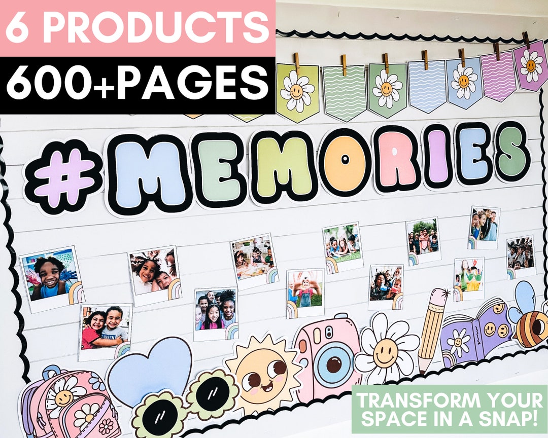 End of the Year Classroom Decor | Door Decor | Bulletin Board Letters ...