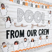 Halloween Bulletin Board Kit & Ghost Student Activity | Includes ...