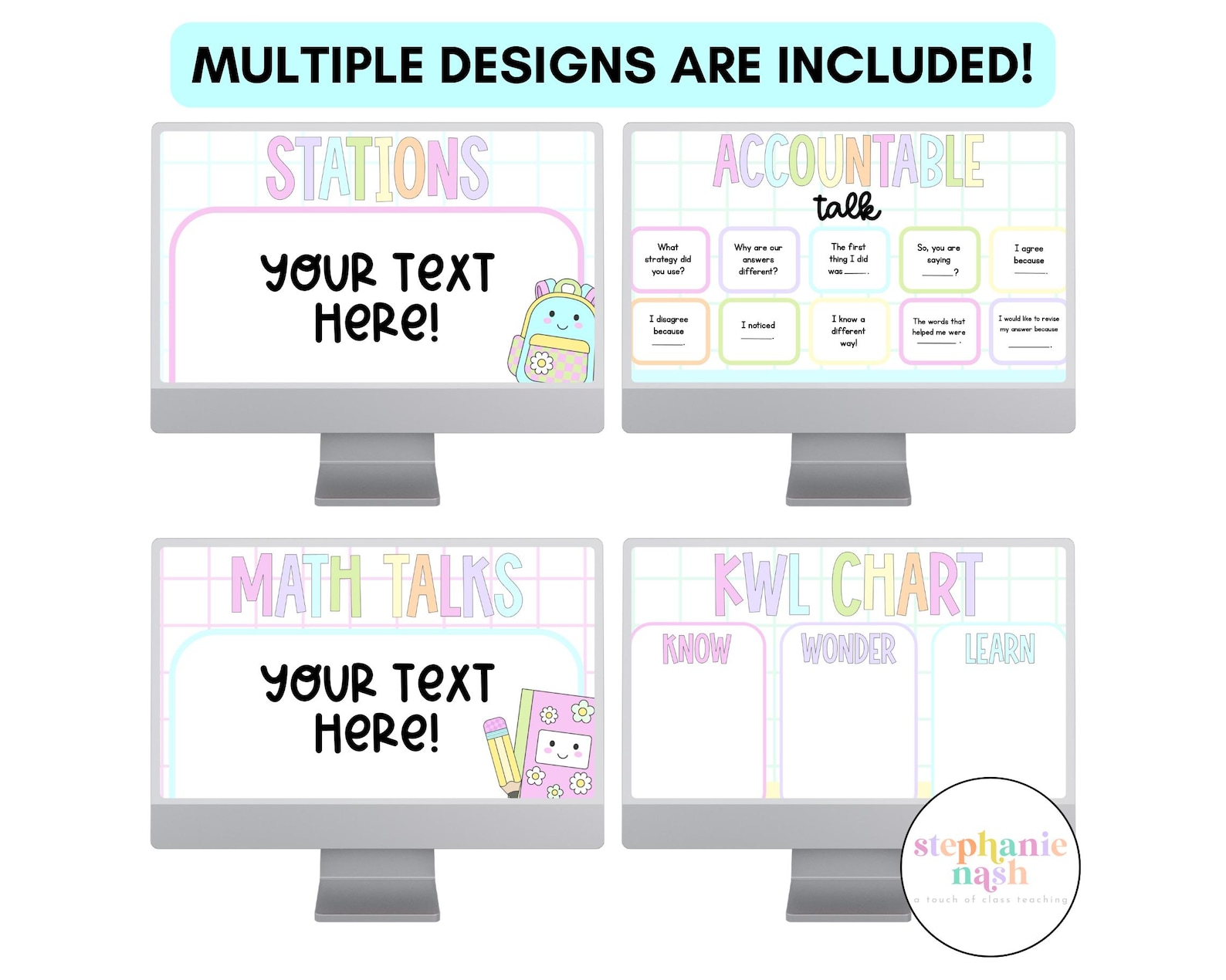 Daily Classroom Slides | First Day of School Slides| Welcome & Good ...