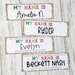 Groovy Classroom Decor Desk Name Plates (Instant Download) - Etsy
