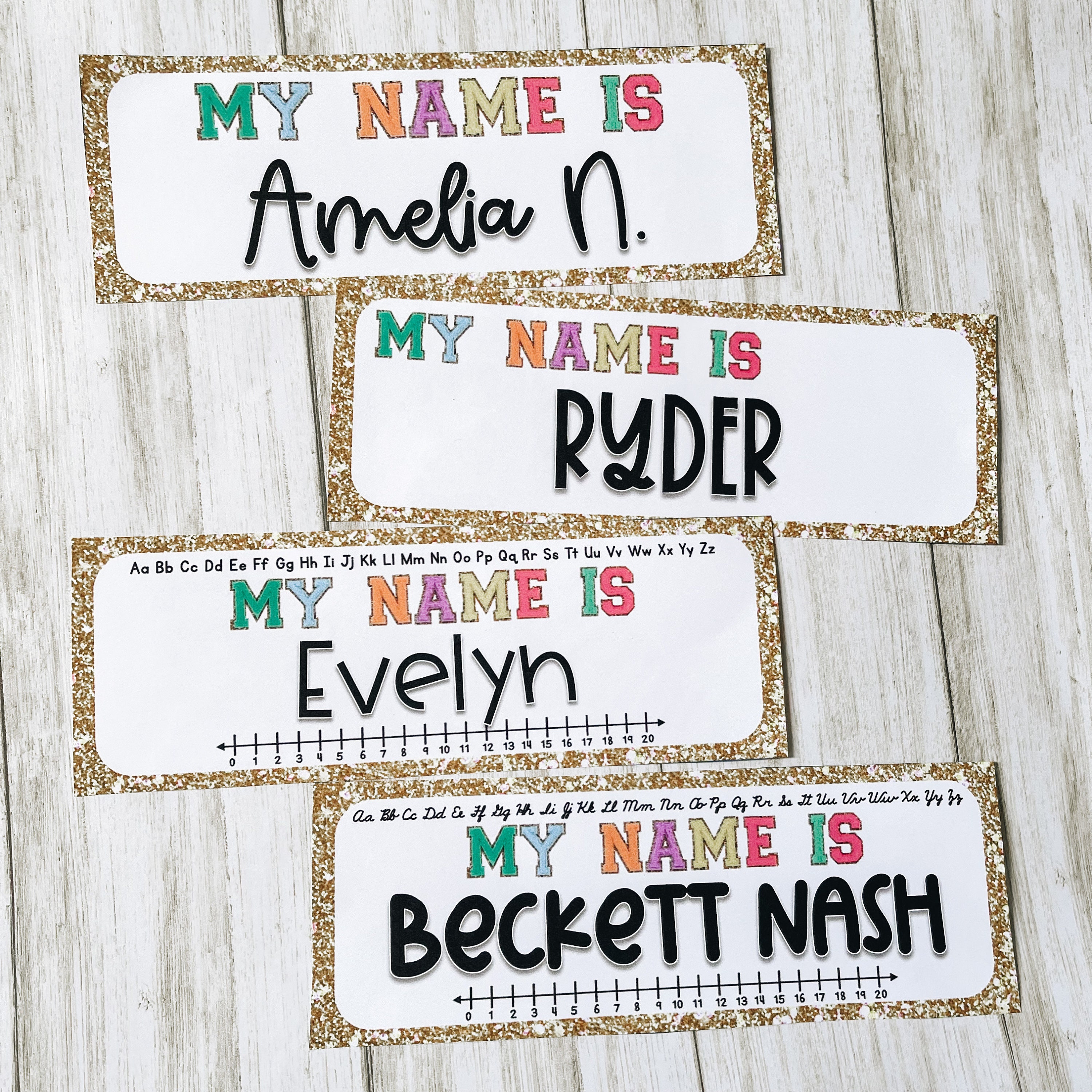 Groovy Classroom Decor Desk Name Plates - Etsy
