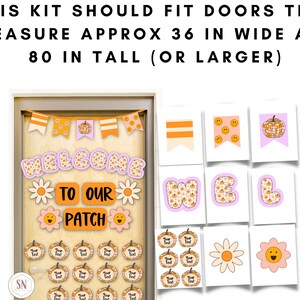 Fall Classroom Door Decor | Editable - Etsy