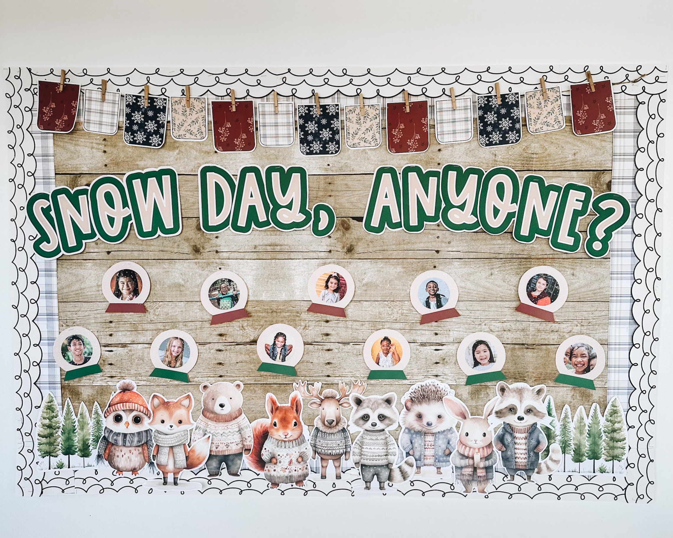 January Birthday Bulletin Board Ideas Boho Birthday Bulletin Board Kit