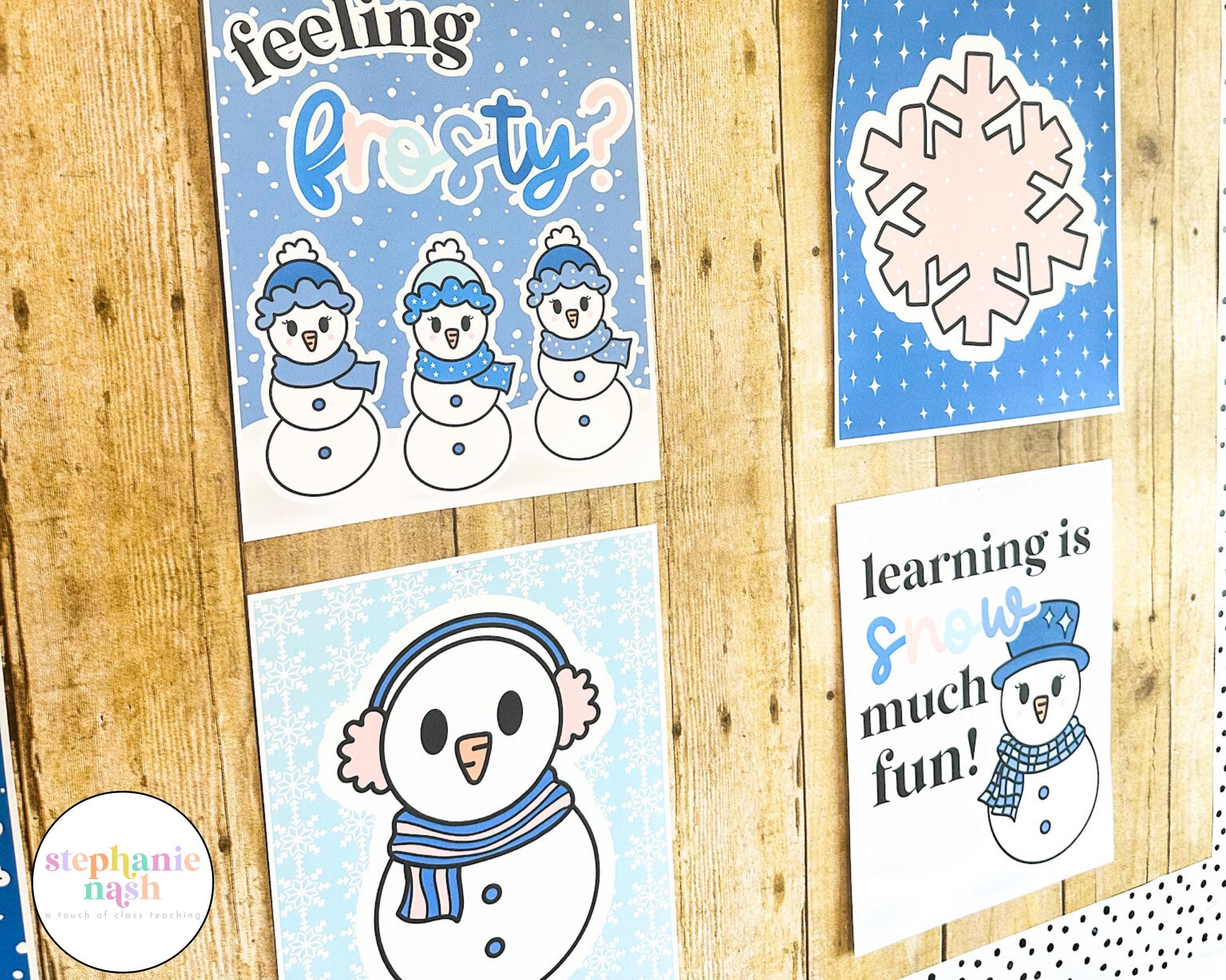 Winter Bulletin Board | Editable | Winter Posters | January Bulletin ...