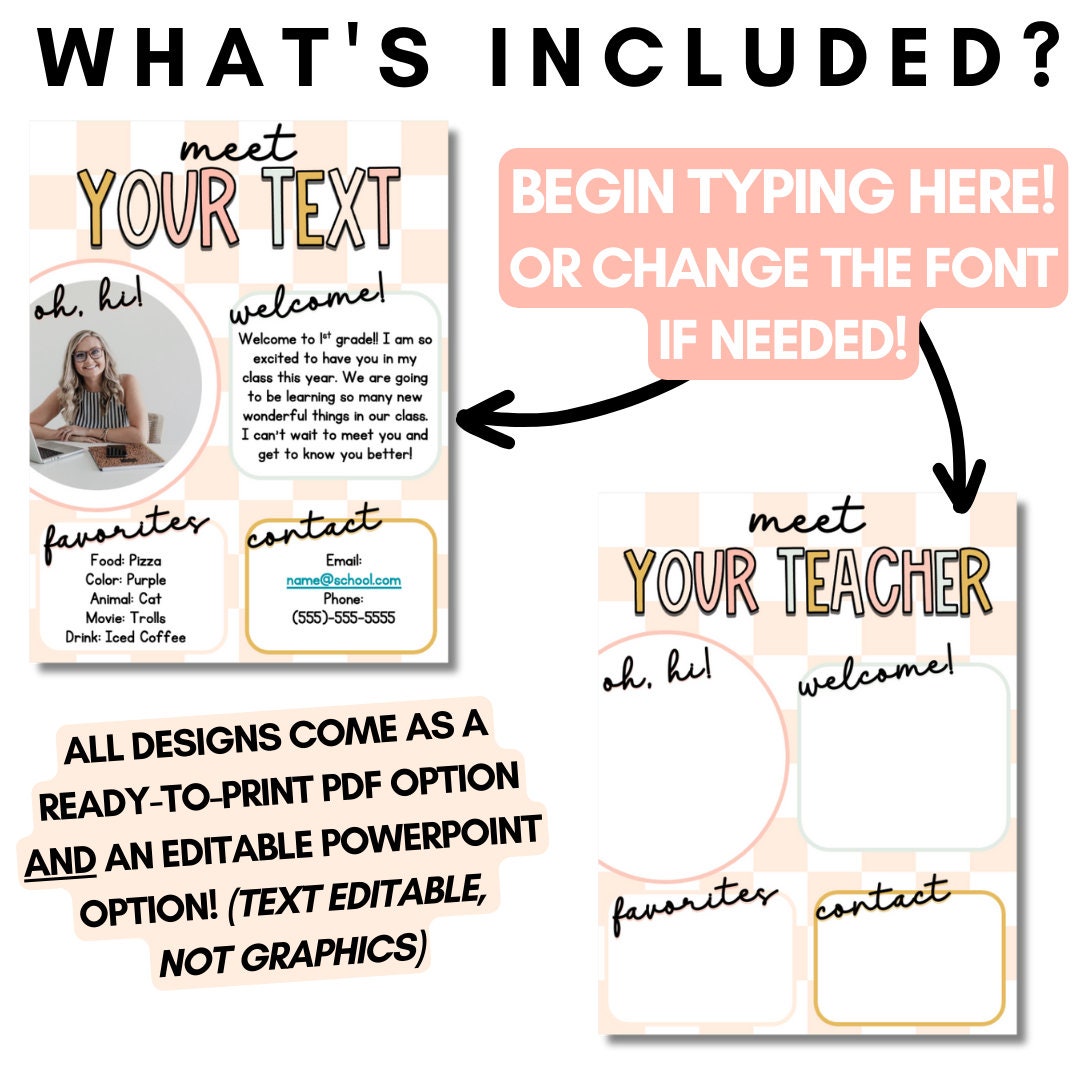 Calm Pastel Classroom Decor | Meet the Teacher Templates | Editable ...