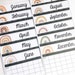 Boho Rainbow Binder Covers Helpful Forms & Calendar - Etsy