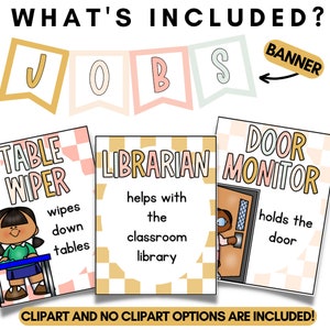 Calm Pastel Classroom Decor | Classroom Jobs Kit | Editable | *NEW - Etsy