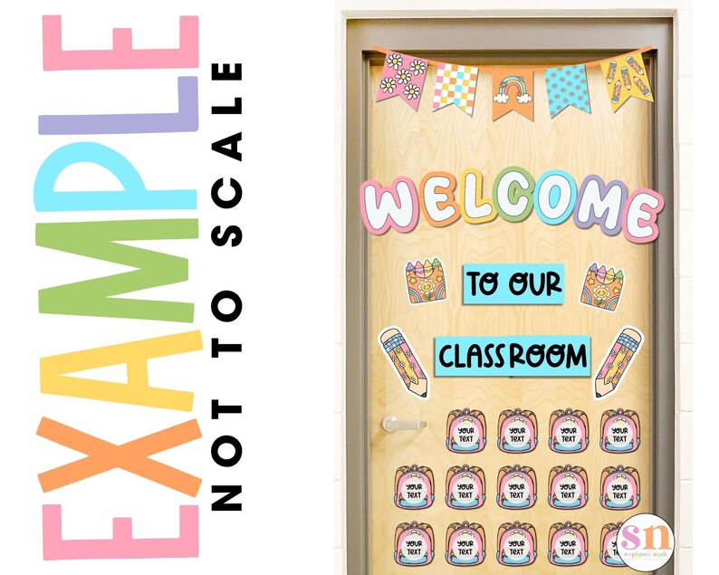 Welcome Back to School Door Decor | Classroom Door Decoration | August ...
