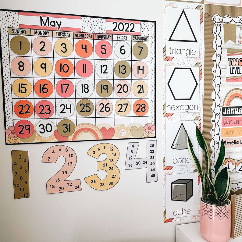 Retro Classroom Decor Bundle - Etsy