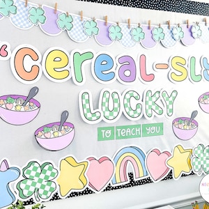 March Bulletin Boards | St. Patrick's Day Bulletin Board | Shamrock ...