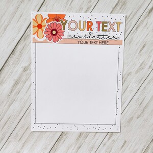 Retro Classroom Newsletter Templates - Etsy