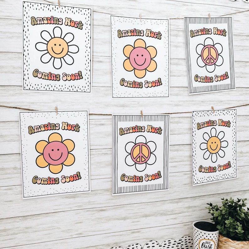 Retro Classroom Decor Bundle - Etsy