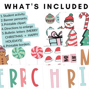 Christmas Bulletin Board | December Bulletin Board With Student Photos ...