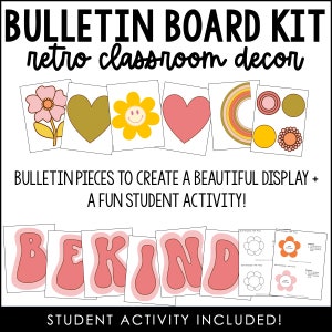 Retro Classroom Decor | Bulletin Board Display - Etsy