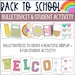 Back to School Bulletin Board With Fun Back to School Activity - Etsy