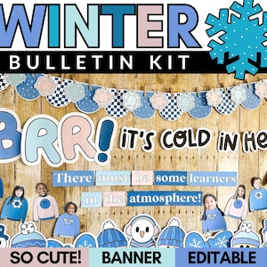 Winter Bulletin Board | January Bulletin Board With Student Photos ...