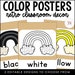 Retro Classroom Decor Color Posters - Etsy