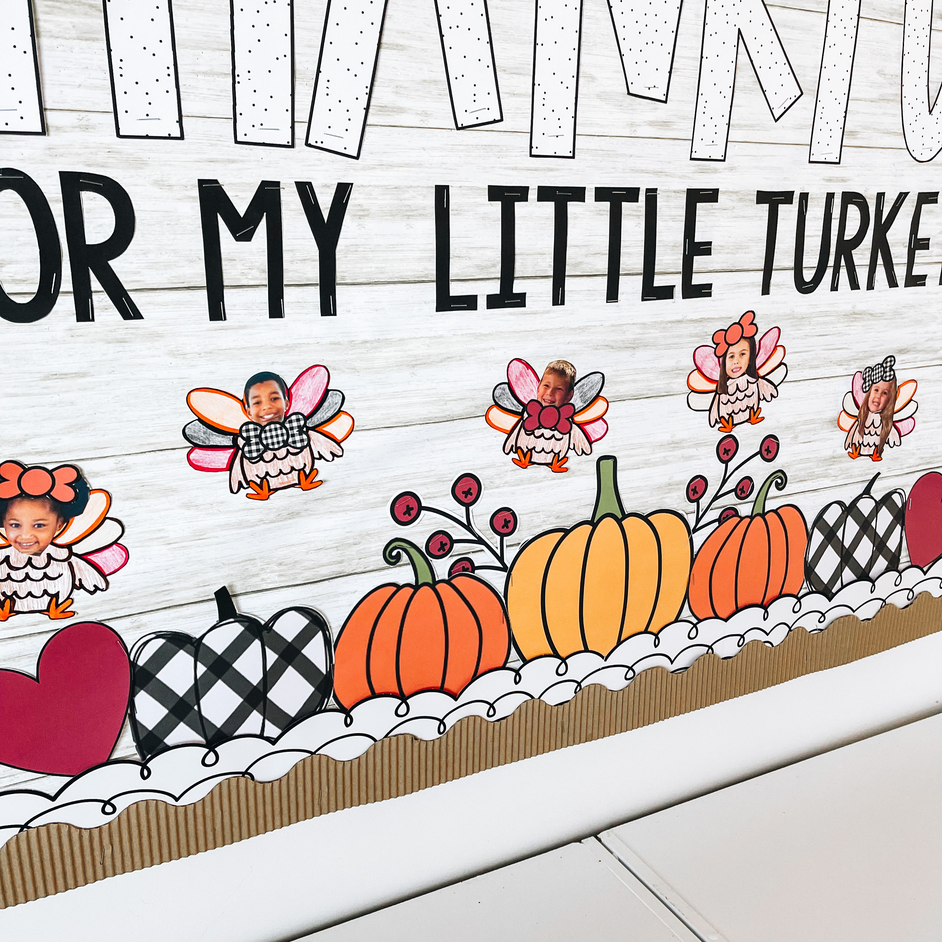 Thanksgiving Bulletin Board Kit & Student Activity - Etsy