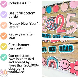 New Years Bulletin Board | January Bulletin Board | New Year Bulletin ...