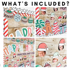 Christmas Bulletin Board | December Bulletin Board With Student Photos ...