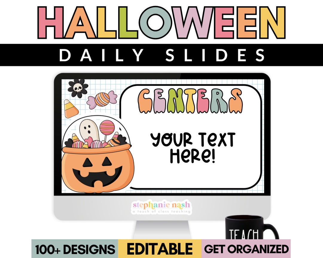 Halloween Google Slides Templates | Halloween Daily Slides | Halloween ...