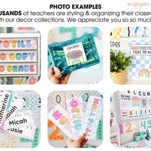 Bright Classroom Decor Bundle | Retro Classroom Decor | Groovy ...
