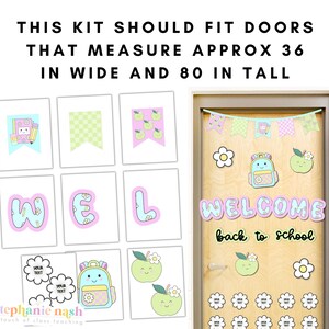 Welcome Back to School Door Decor | Classroom Door Decoration | August ...