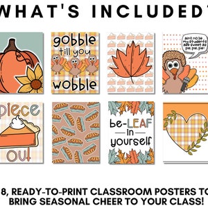 Thanksgiving Classroom Decor Thanksgiving Door Decor - Etsy