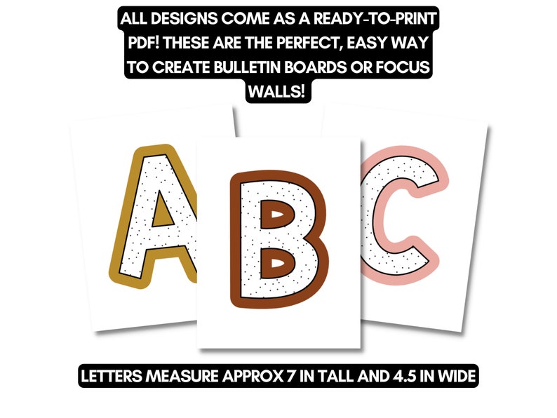 Boho Rainbow Bulletin Board Letters! | Boho Rainbow Classroom Bulletin ...