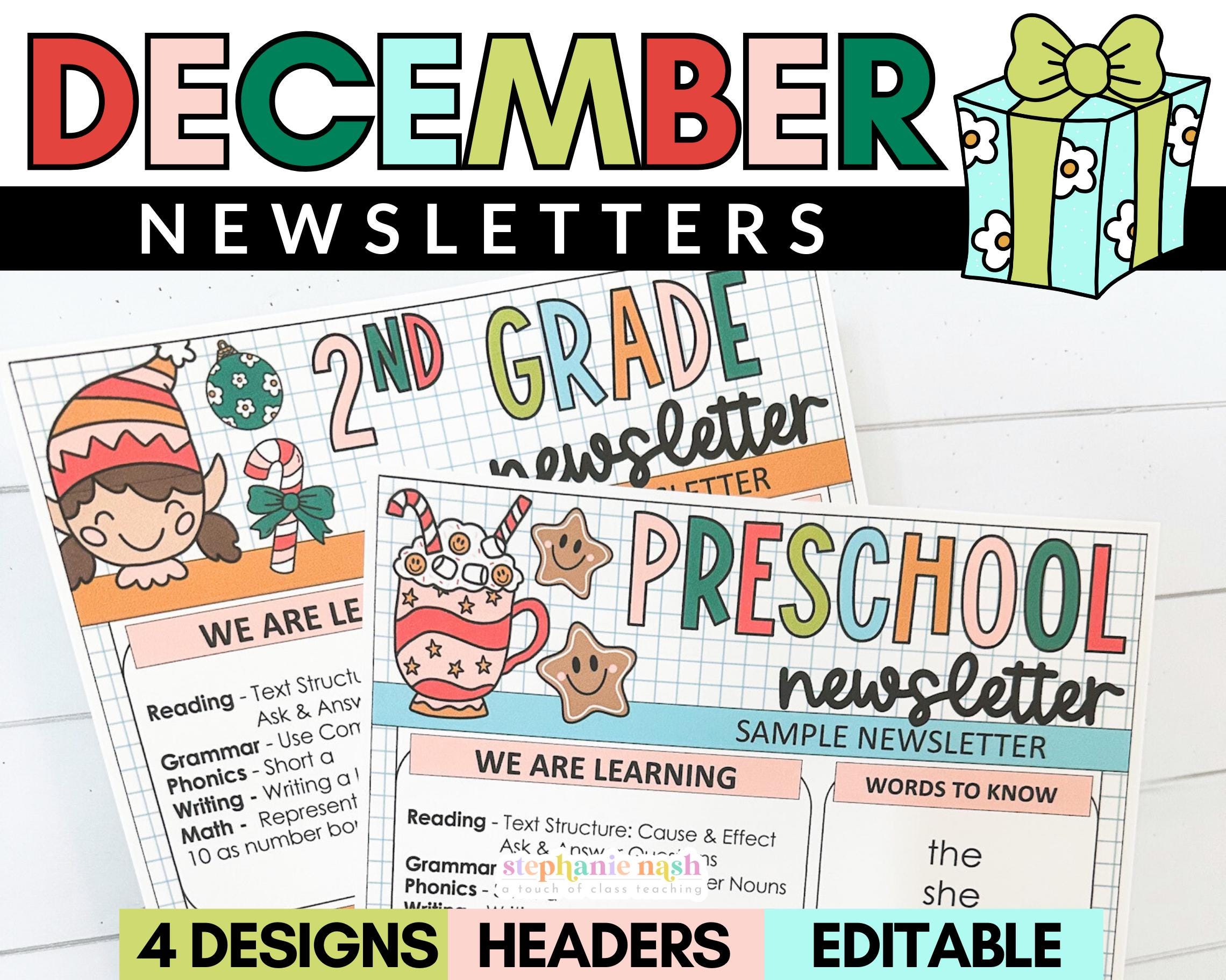 Christmas Newsletters | December Newsletter | Christmas Newsletter ...