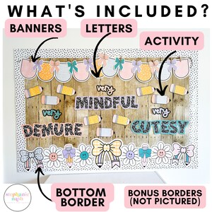 Demure Bulletin Board Kit | Composition Book | Vocabulary Activity ...